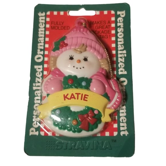 Stravina | Holiday | Vintage Christmas Ornament Stravina Personalized ...